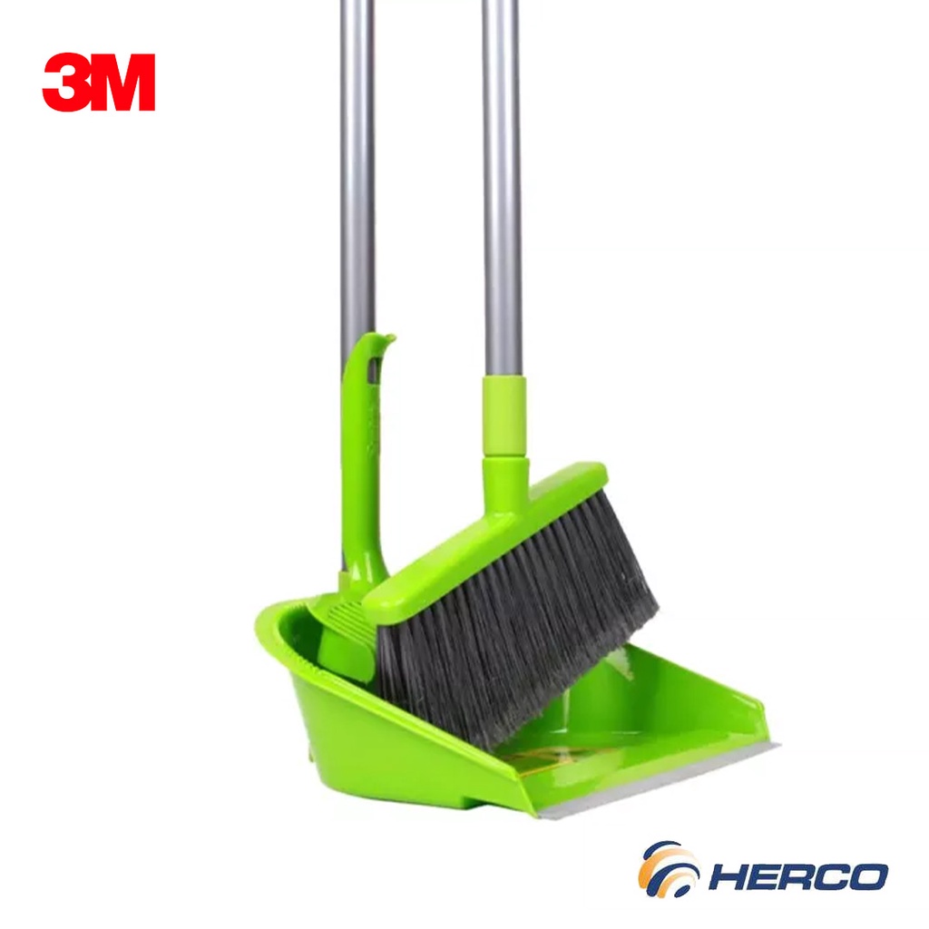 3M Scotch Brite Broom Comb-Dustpan Set (Green) | Shopee Philippines