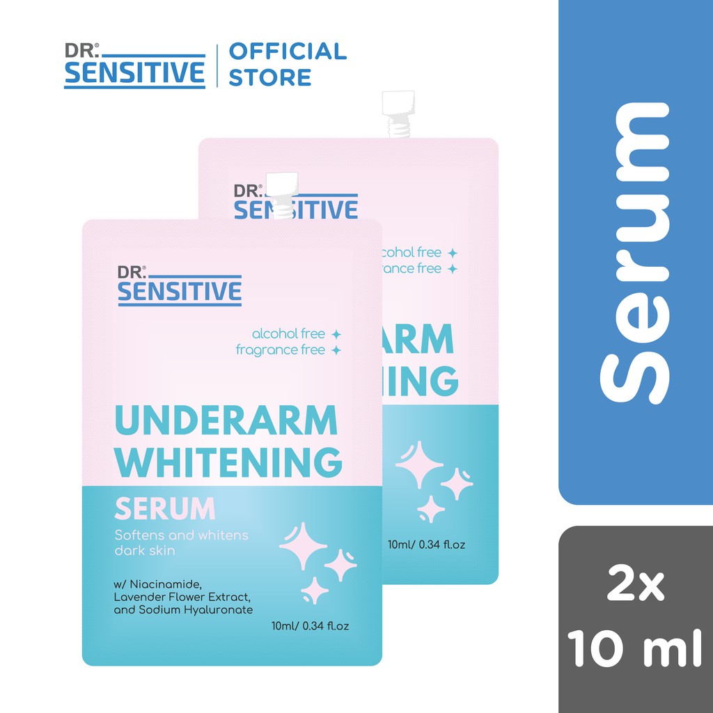 Dr. Sensitive Set of 2- Underarm Whitening Serum 10mL | Shopee Philippines