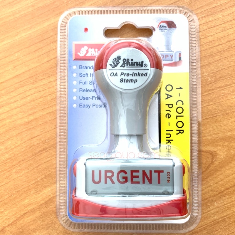 Oa Pre-Inked Stamp URGENT Shiny NU03 | Shopee Philippines