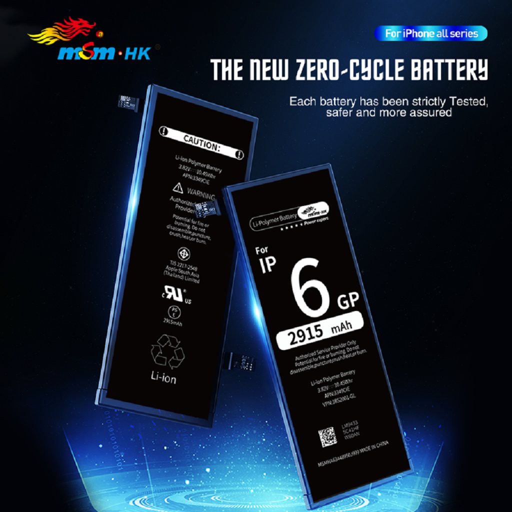 MSM.HK USB-I 6 Plus Battery Replacement / 6Plus Original 6+ 2915Mah ...
