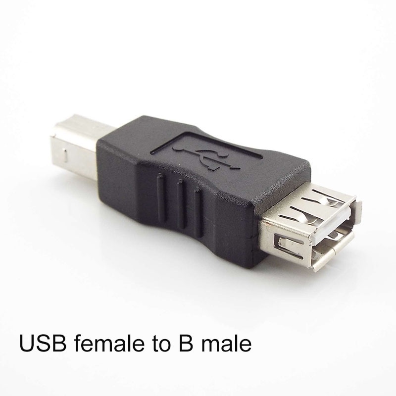 USB 2.0 Female to USB Type A Type B Male to Male Female to Male Black ...