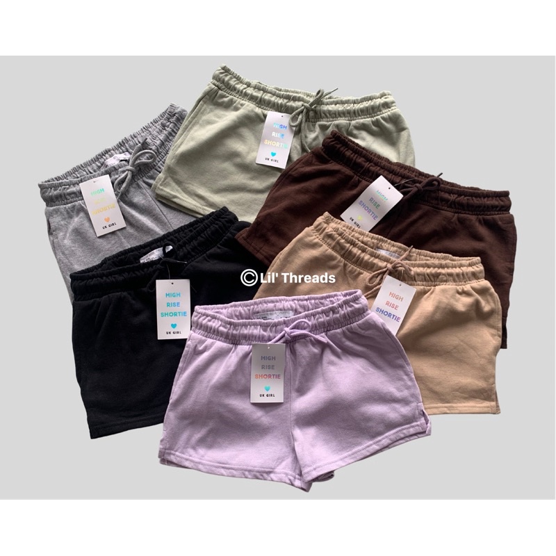 STREETWEAR SOCIETY HIGH RISE SHORTS FOR GIRLS (6-16 YEARS OLD) | Shopee ...