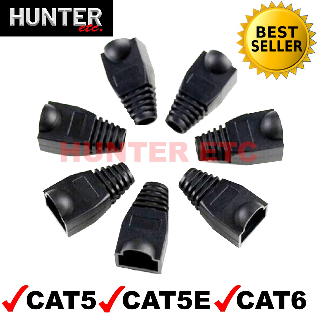 RJ45 RUBBER BOOT MODULAR PLUG COVER | Shopee Philippines