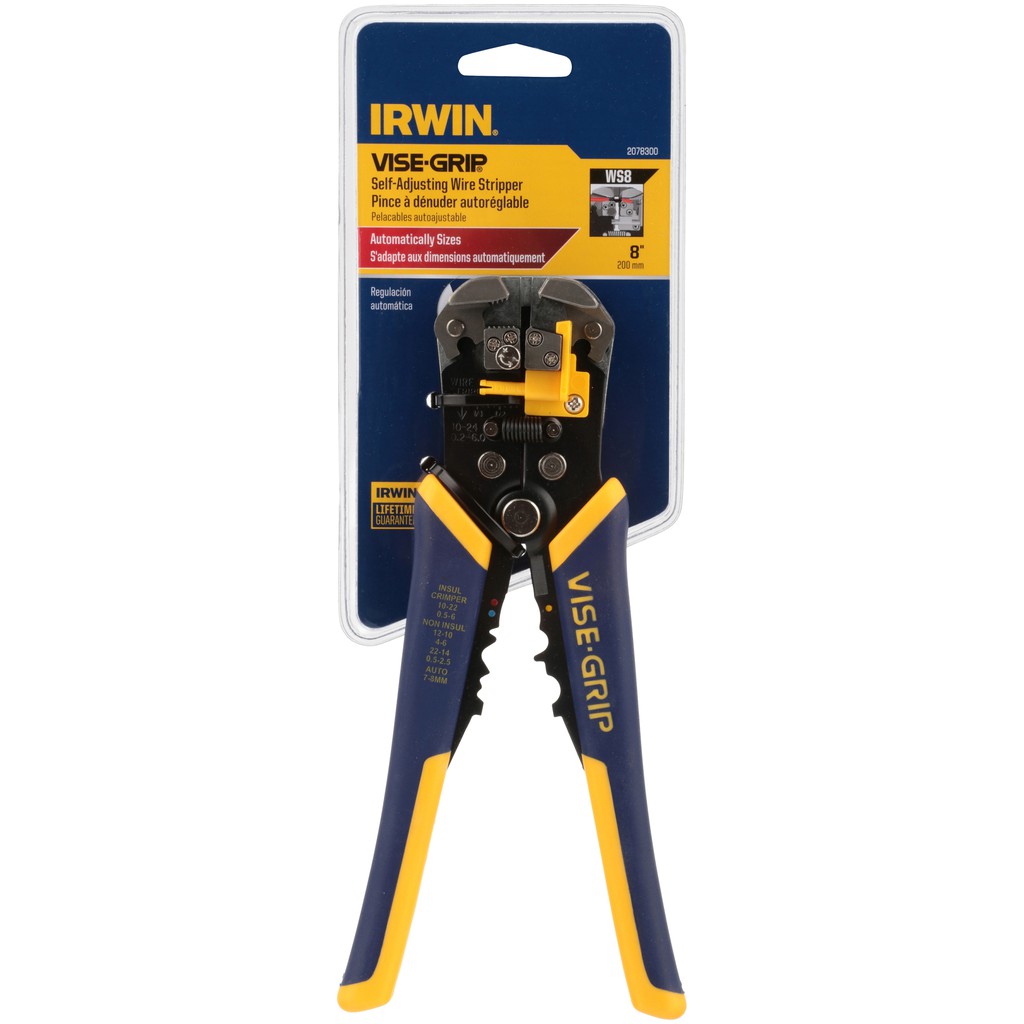 IRWIN VISE-GRIP 2078300 Self-Adjusting Wire Stripper, 8" | Shopee ...