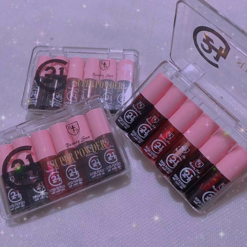 6 pcs lip tint(water proof) 6in1 Long Lasting Lip&Check Tint(set ...