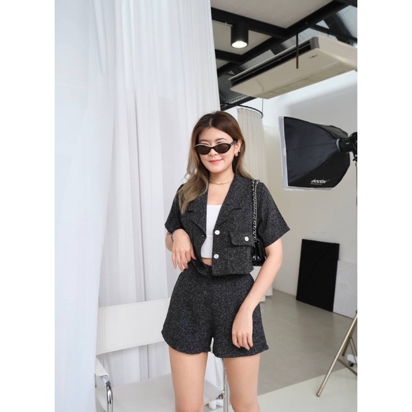 Dolly Tweed Set Coordinates | Wear Beb | Shopee Philippines