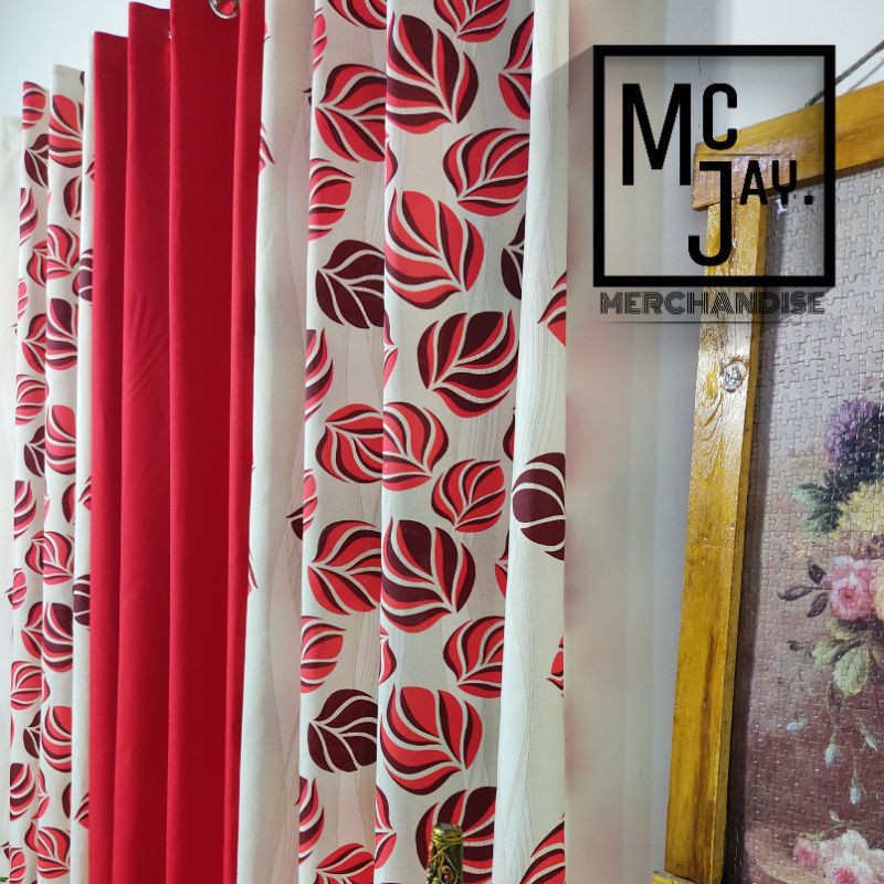 MCJAY - 3in1 Ring Curtain Set (6ft/7ft) - Sold per PIECE/SET | Shopee ...