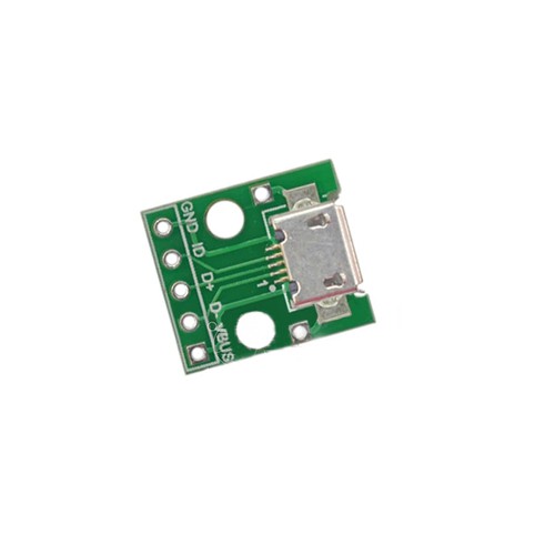 Micro USB to DIP Adapter 5pin female connector B type pcb converter ...