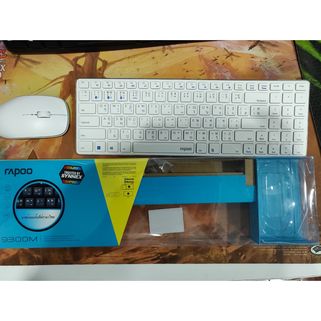 Rapoo 9300M Keyboard + Mouse Wireless Used | Shopee Philippines