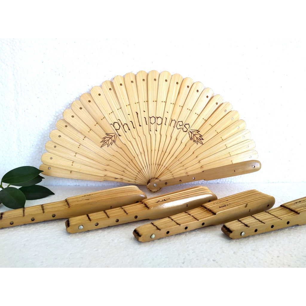 Folding Hand Fan Made of Bamboo | Shopee Philippines