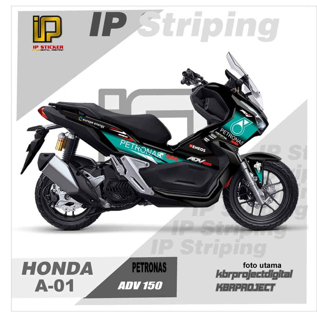 Adv 150(petronas) - Sticker Striping Variation List Honda ADV 150 ...