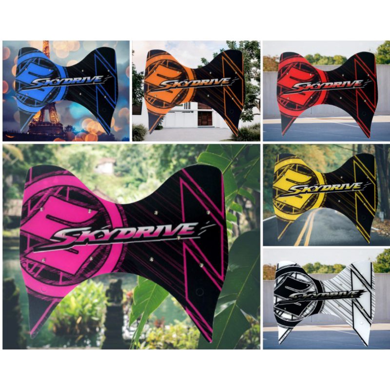 ACRYLIC SUZUKI SKYDRIVE 125 MATTING/FOOTBOARD / SKYDRIVE / 125 SKYDRIVE ...
