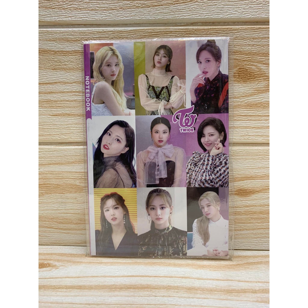 TWICE NOTEBOOK KPOP 60 LINED PAGES with plastic cover | Shopee Philippines