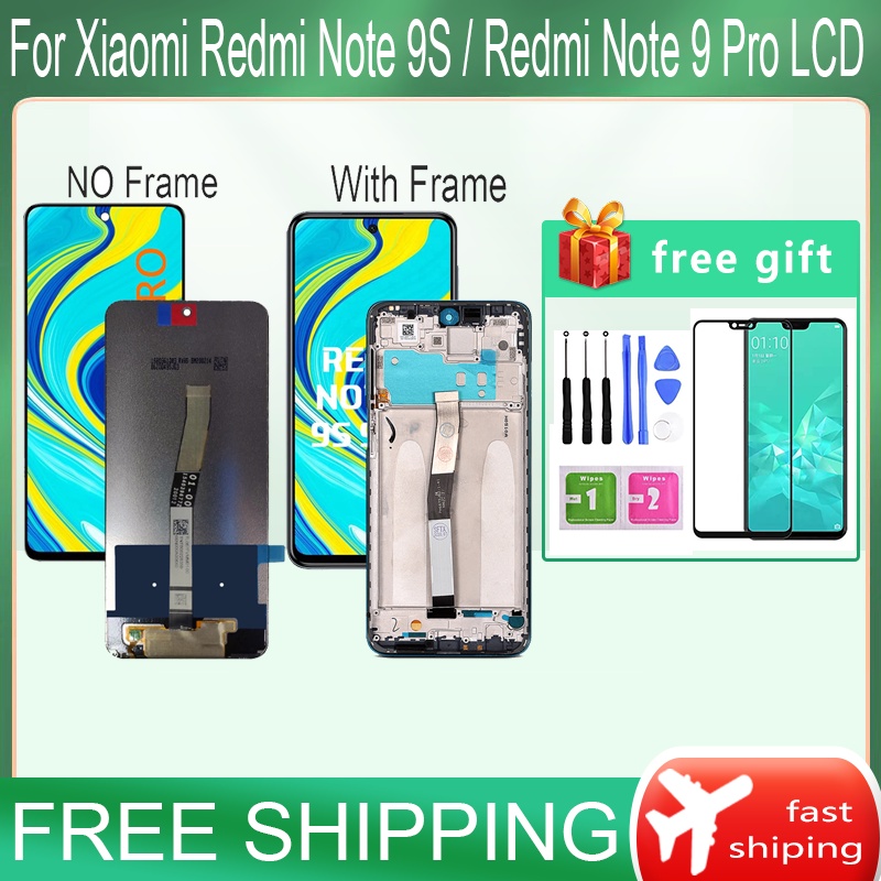 Original For Xiaomi Redmi Note 9S / Redmi Note 9 Pro LCD Display Screen ...