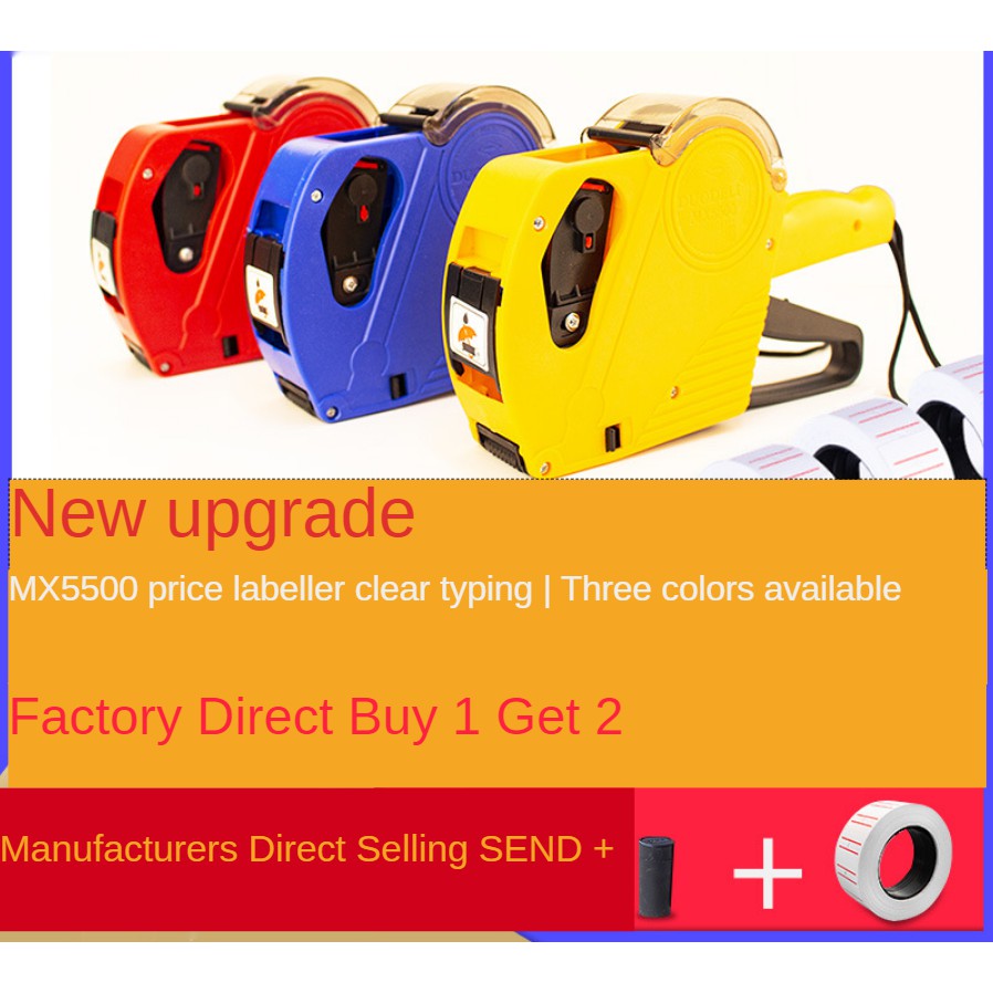 Pricing Machine Labeler Price Tag gun label Tagging Marking 6122 ...