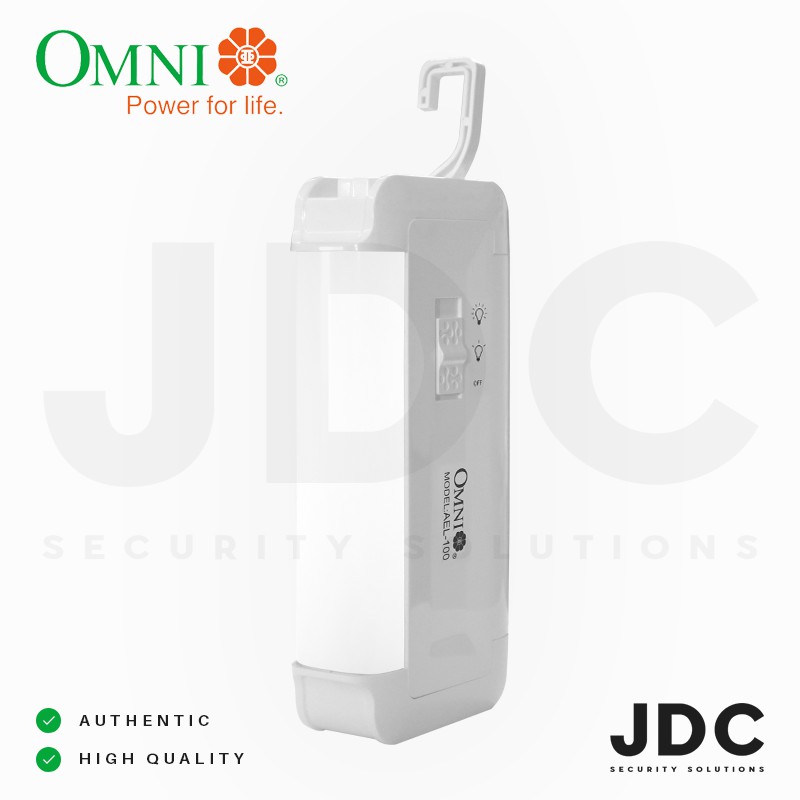 Omni AEL-100 Led Rechargeable Emergency Light 1.8W | Shopee Philippines