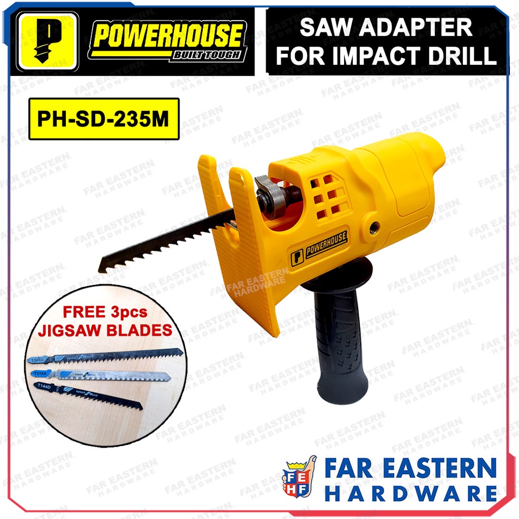 POWERHOUSE Saw Adapter Adaptor for Impact Drill PH-SD-235M | Shopee ...