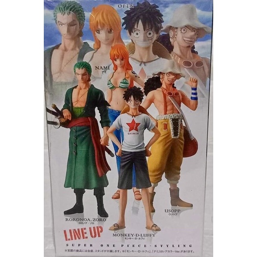 BANDAI Super One Piece Styling Figure - Reunited Pirates | Shopee ...