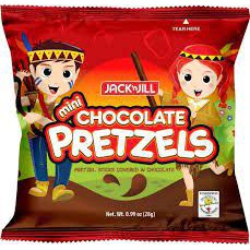 Jack N Jill Chocolate Mini Pretzels stick 28g | Shopee Philippines