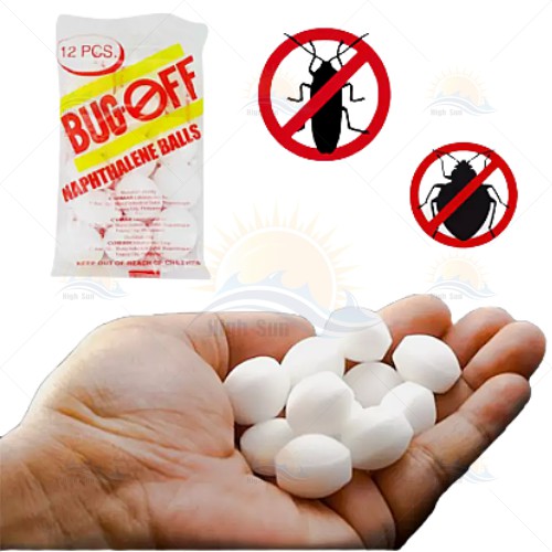 Bug Off Napthalene Ball (12 sachets) | Shopee Philippines
