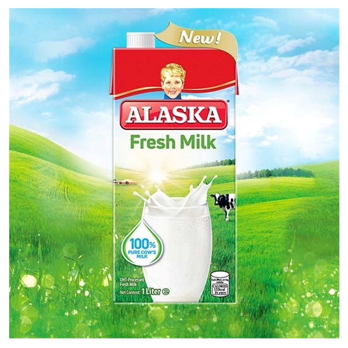 Alaska Fresh Milk 1L | Shopee Philippines