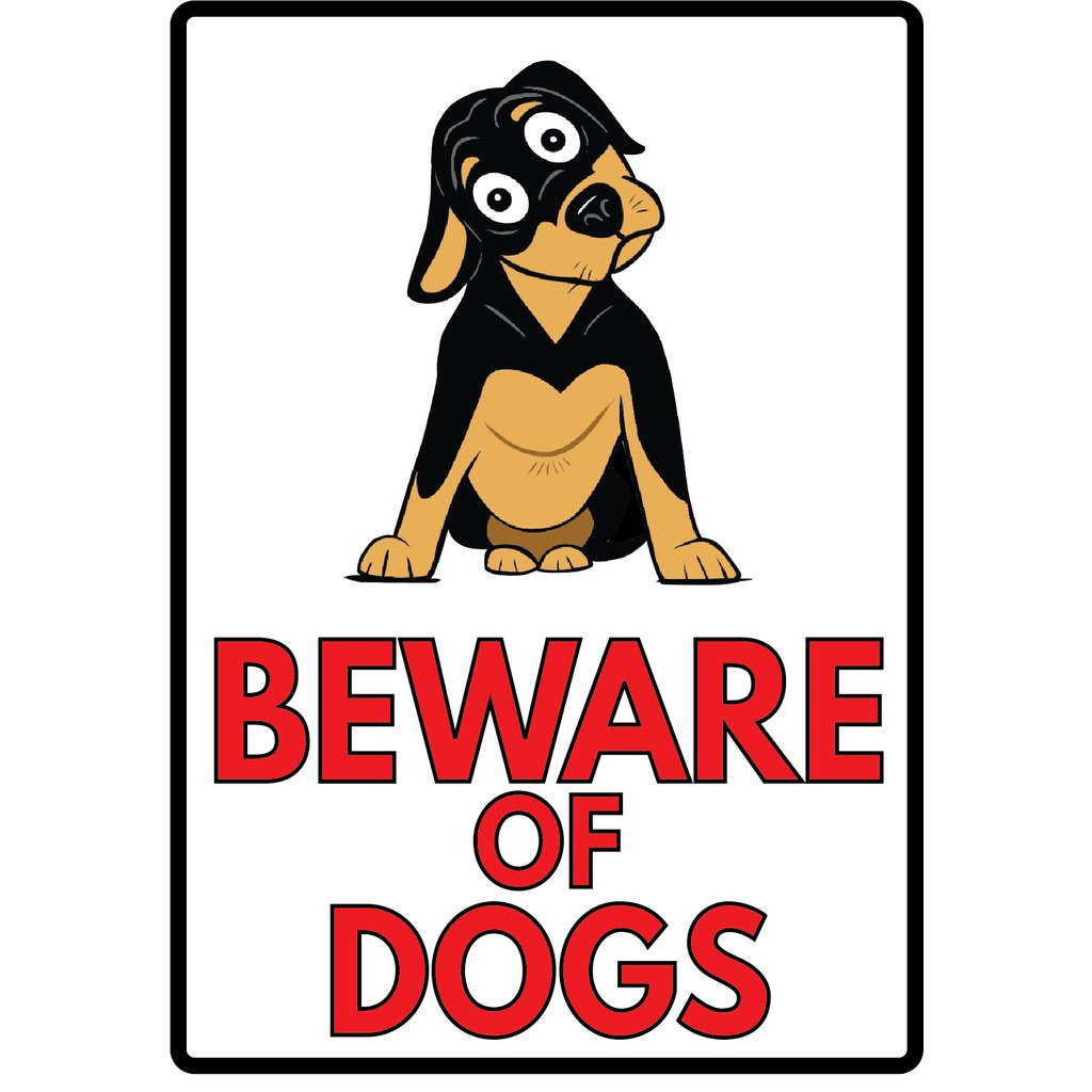 Beware of Dogs Signs Signage For Household and Company Use Safety Signs ...