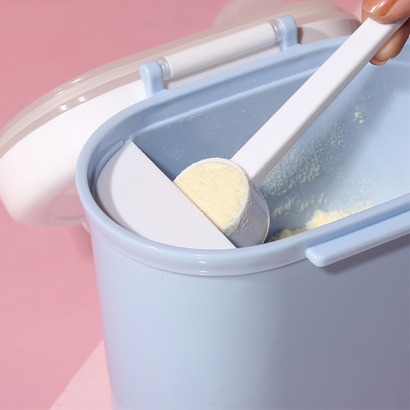 Baby Milk Powder Storage Container with Separate Scoop Storage, 200g ...