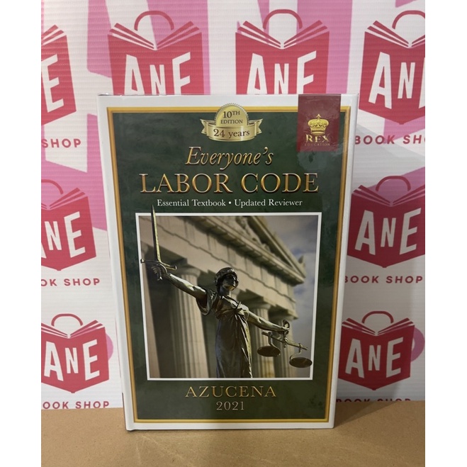 AUTHENTIC Everyone's LABOR CODE Essential Textbook Updated Reviewer ...