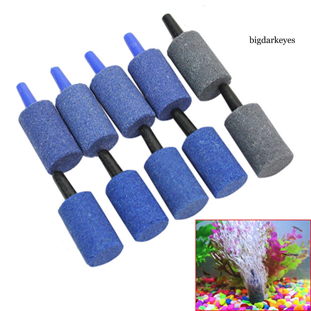 bigdarkeyes 10Pcs Cylinder Airstone Bubble Release Aquarium Fish Tank ...