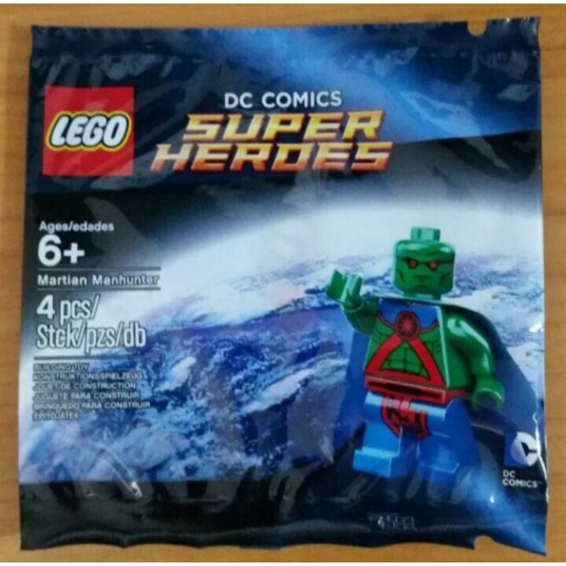 Lego DC Comics Super Heroes Martian Manhunter 5002126 Polybag | Shopee ...