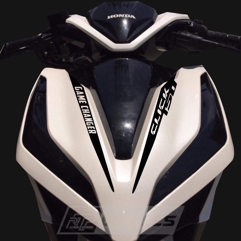 VERSION 3 - Honda Click Front Decals Sticker Cut-out 2pcs | Shopee ...