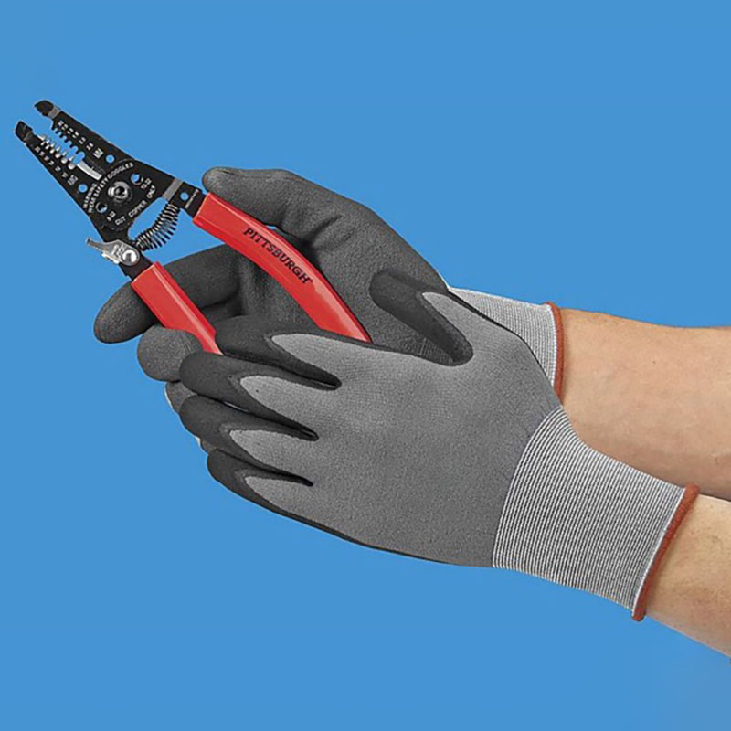 Electrical Glove Nitrile Work Gloves, 3D Comfort Stretch Fit, Durable ...
