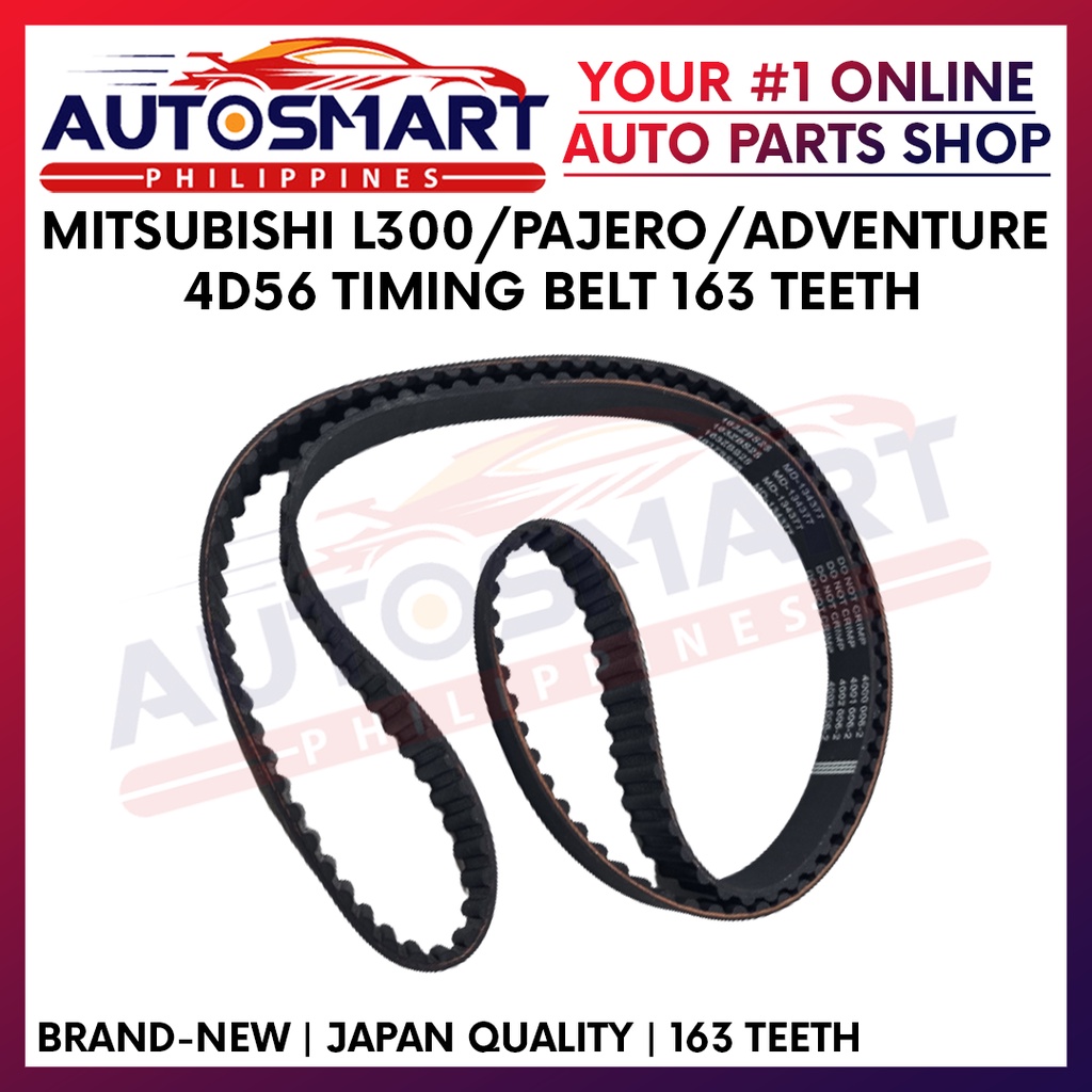 Mitsubishi L300/Pajero/Adventure 4D56 Timing Belt 163 Teeth | Shopee ...