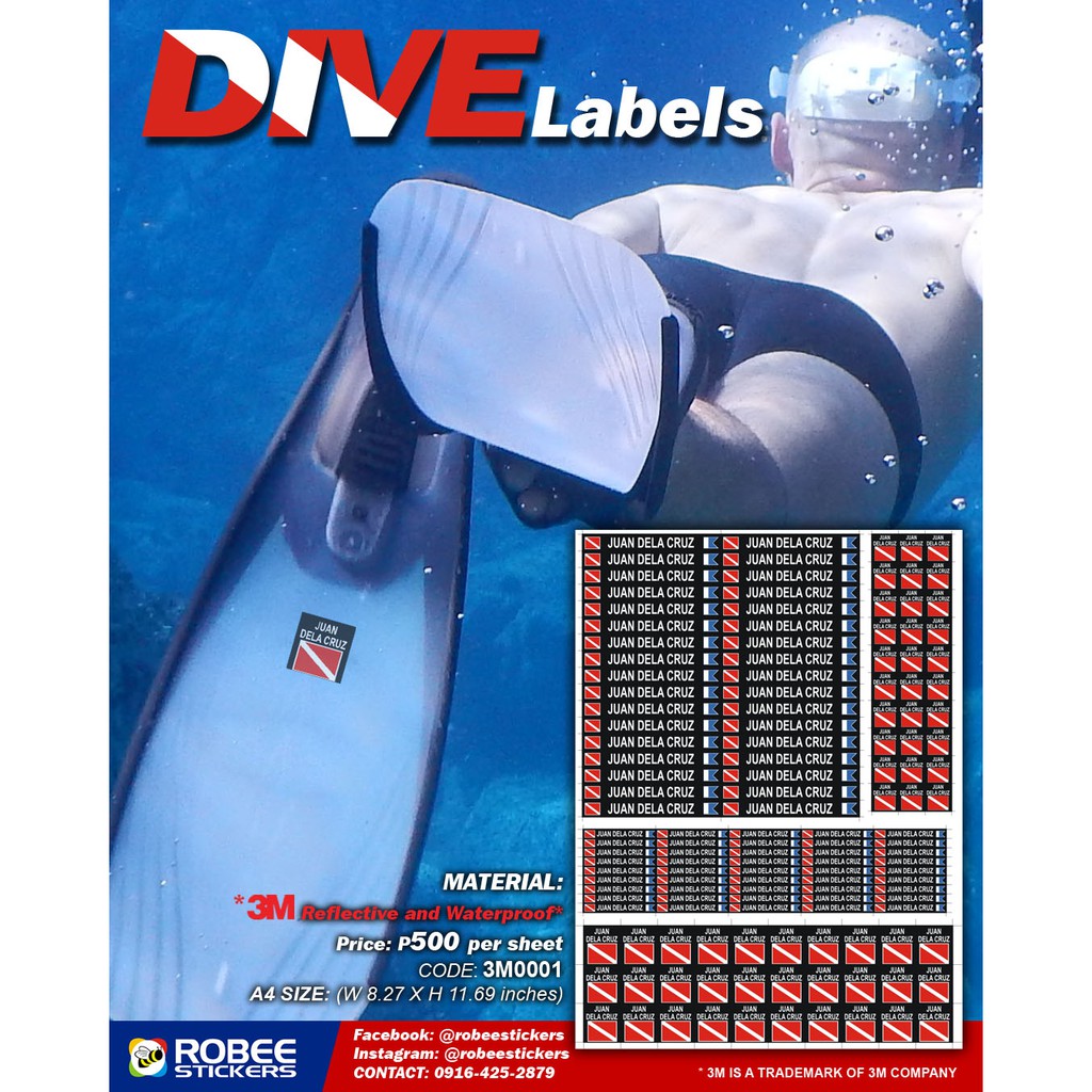 Sticker Decals Personalized 3M Reflectorized | Shopee Philippines