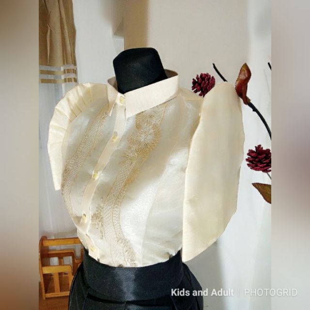 MODERN FILIPINIANA MESTIZA TOP BARONG FOR WOMEN | Shopee Philippines