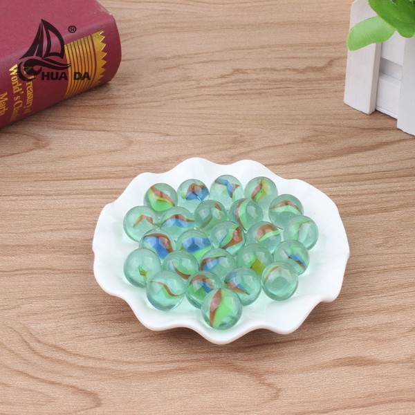 30pcs Opaque Cat's Eye Glass Marble Game Marbles Jolens Holen Aquarium ...