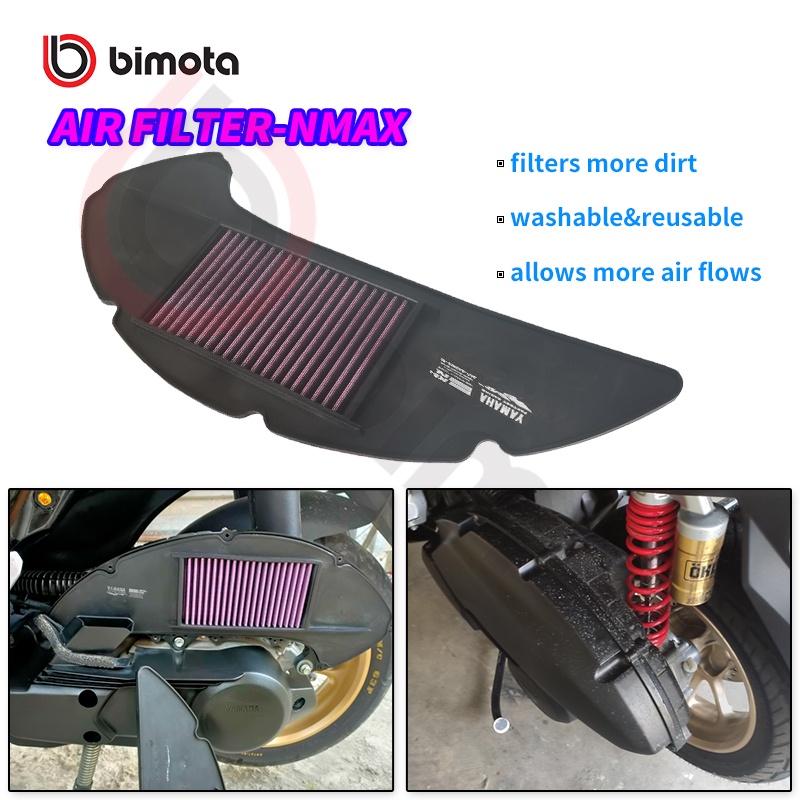 Bimota Motorcycle High-Flow Air Filter For NMAX 2020 V2 And Yamaha ...