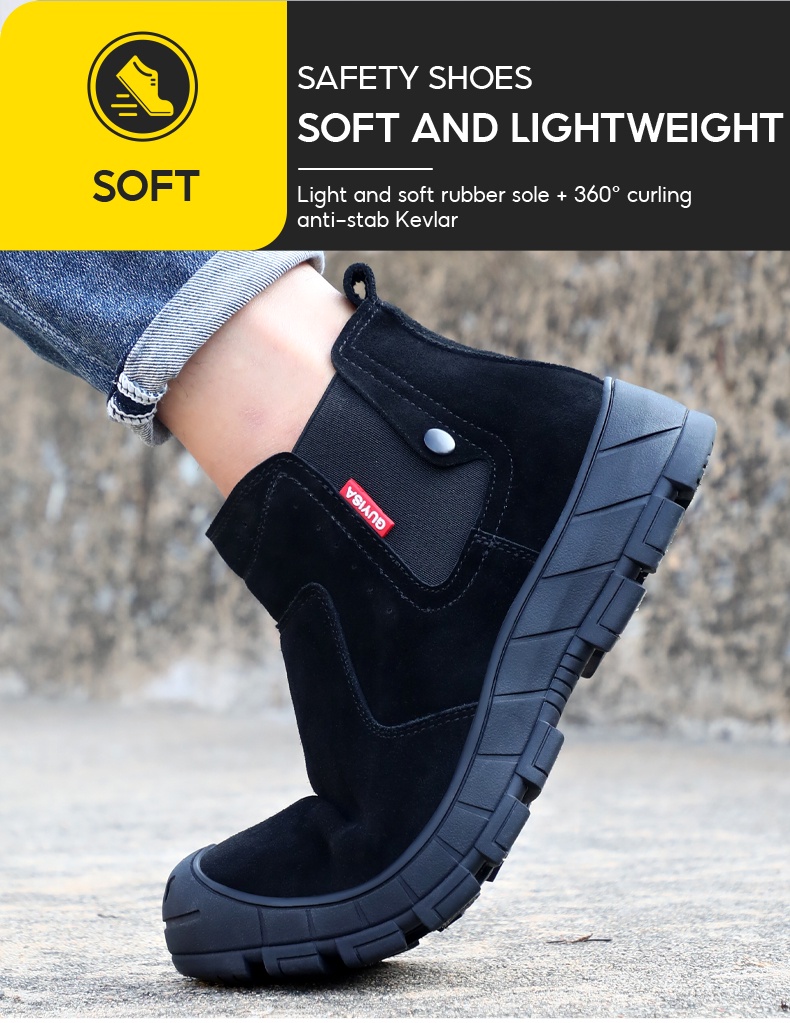 GUYISA Safety boots safety shoes Anti-scalding Welder's Shoes Kasut ...