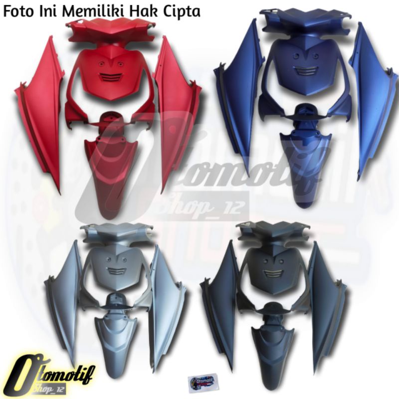 MERAH HITAM 0cover Body Full Smooth Honda Beat Carb Red Doff - Black ...