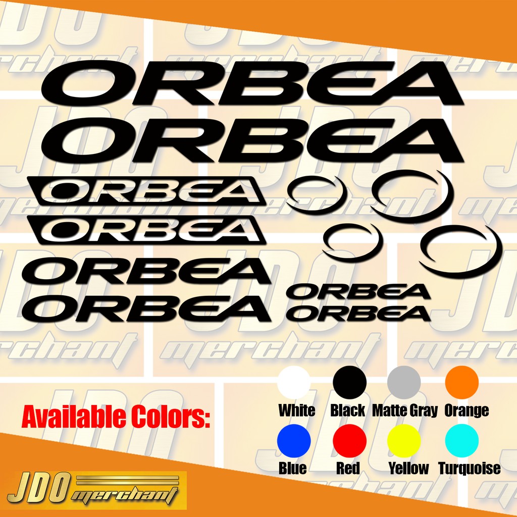 Orbea Bike Pack Vinyl Stickers | Shopee Philippines