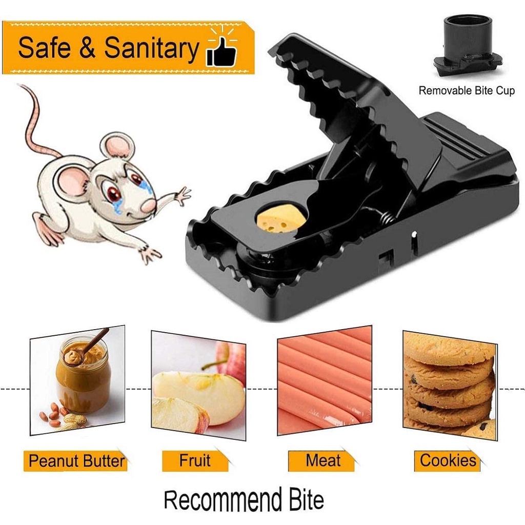 Mouse Traps, Mice Traps for House, Quick Effective Sanitary Safe ...