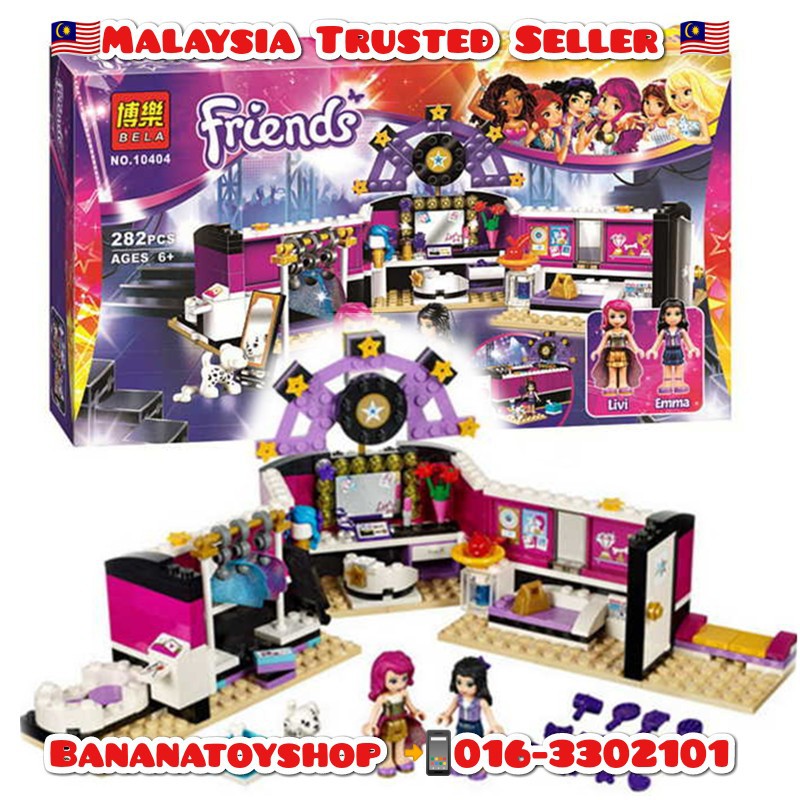 Brick Compatible 10406 Friends series Pop Star Show Stage | Shopee ...