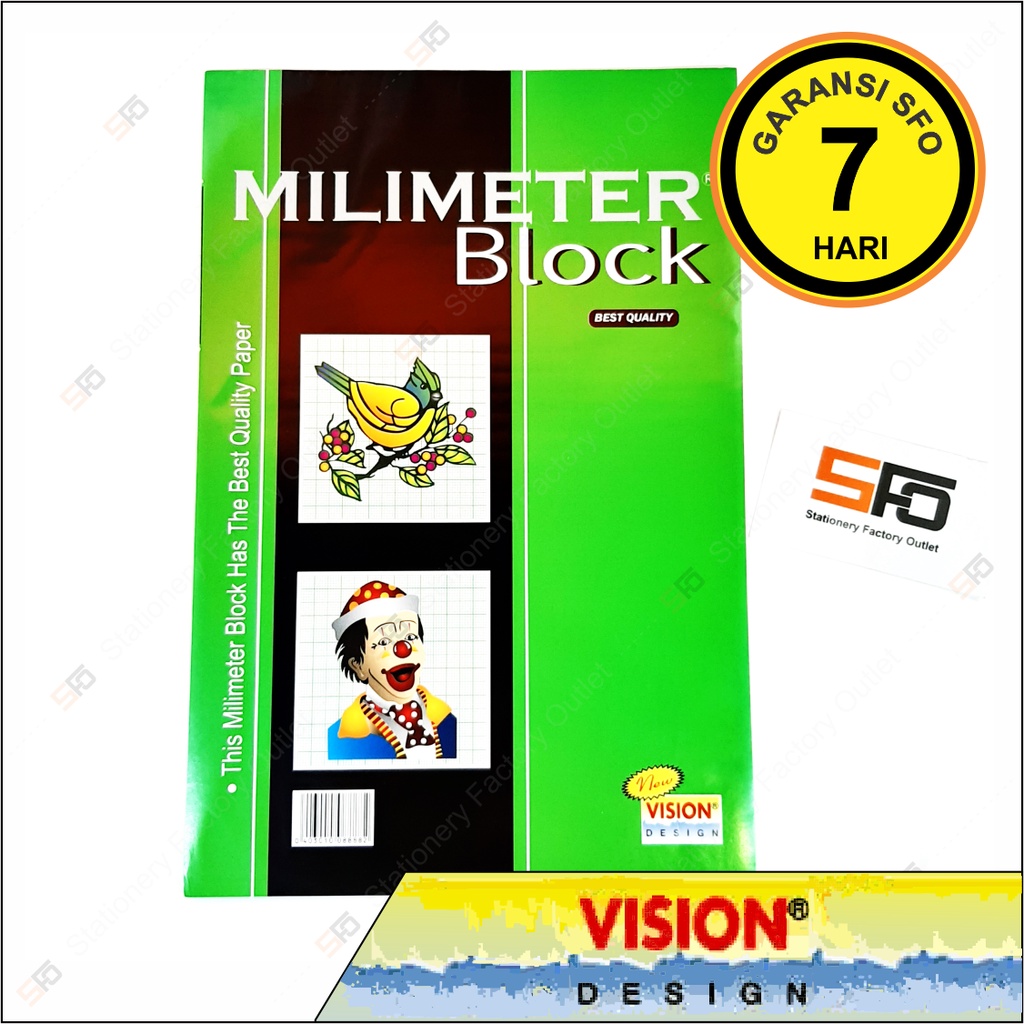 Millimeter Block Folio Vision - SFO Semarang Official | Shopee Philippines