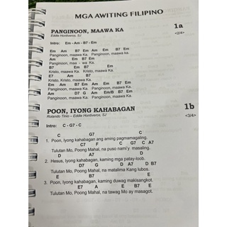 BAYAN UMAWIT - Mass SongBook with Chord Guide (Spring type) | Shopee ...