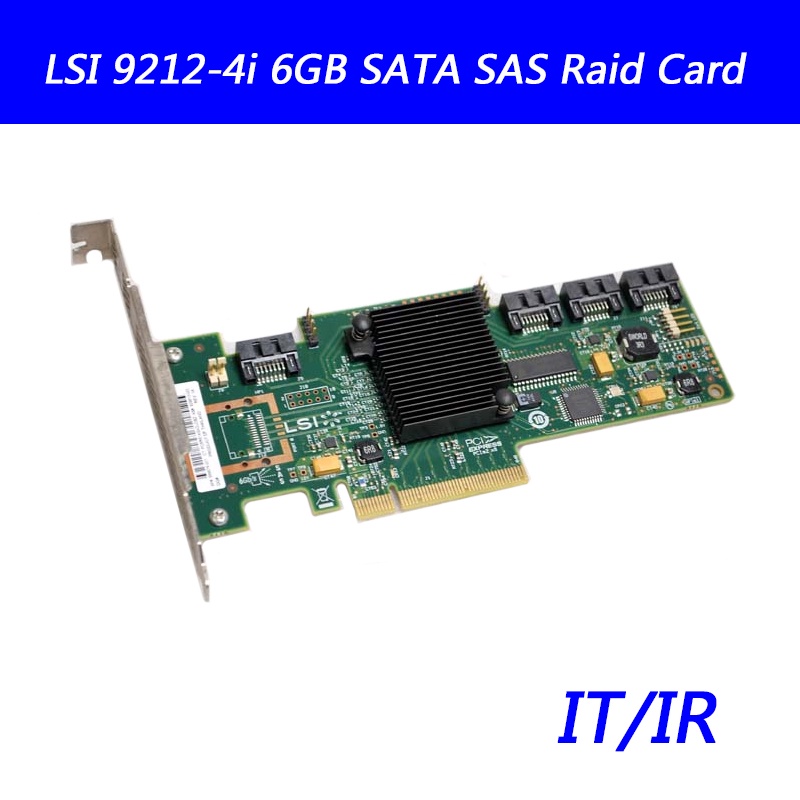 9212-4i 6GB SATA SAS IT/IR mode PCI-E expansion card HBA card for LSI ...