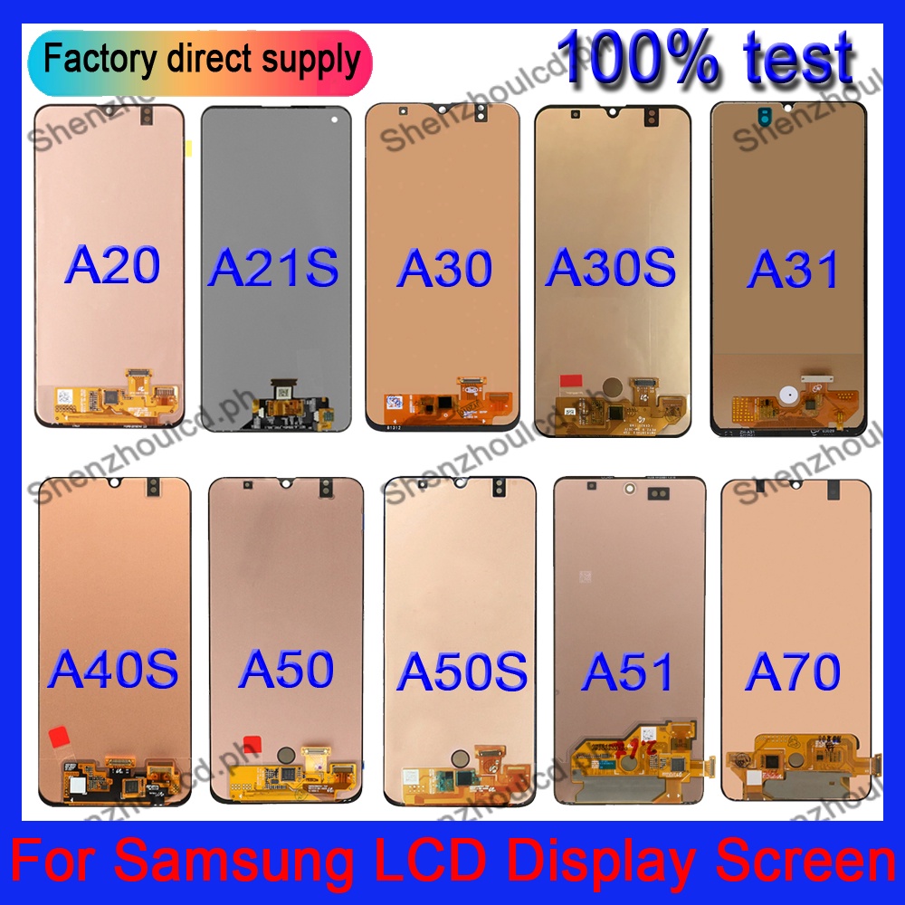AMOLED Lcd For Samsung A10 A10S A20 A20S A30 A30S A31 A50 A50S A51 A70 A71 LCD Display Touch ...
