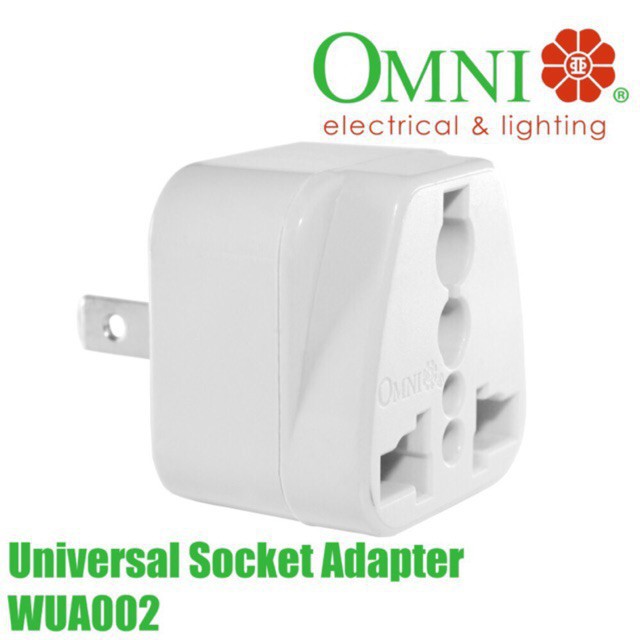 Omni Universal Socket Adapter Plug Outlet Adapter- WUA-002 | Shopee ...