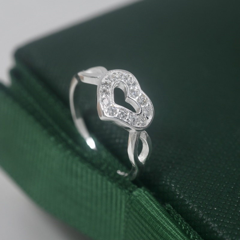 KS silver original 925 italy silver SWR055 (ladie’s ring) | Shopee ...