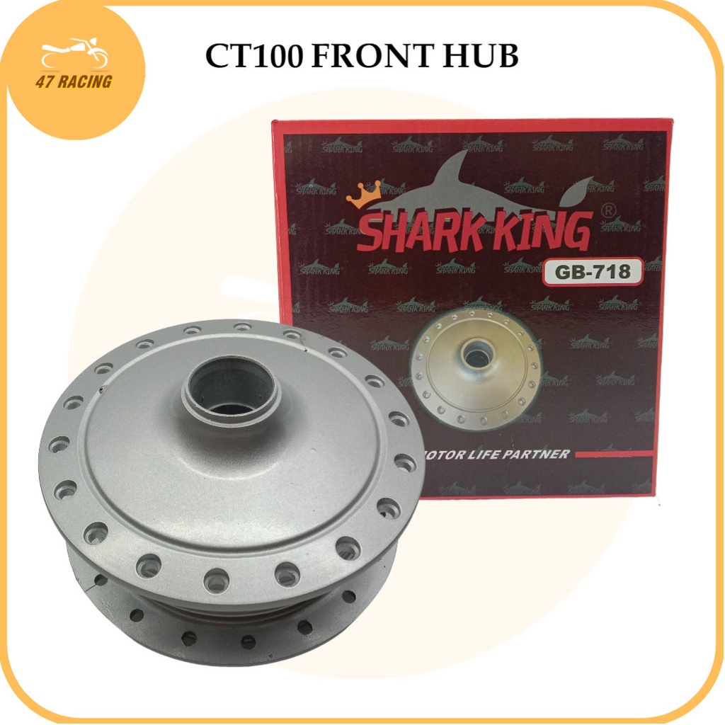 47Racing Shark King Front/Rear Hub for Ct100/XRM/TMX155 | Shopee ...