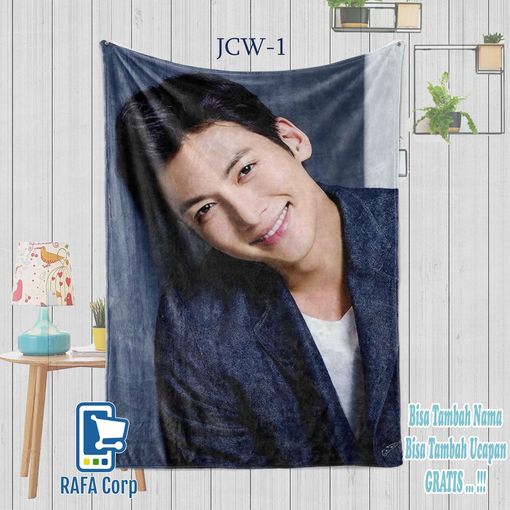Drakor Ji Chan Wook Korean Artist Custom Photo Blanket | Shopee Philippines